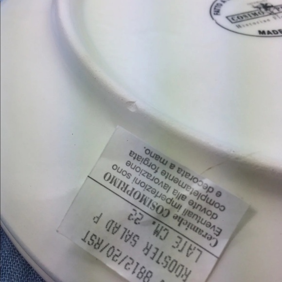 Fatto a Mano | Dining | 3 Fatto A Mano Casimo Primo Hand Painted ...